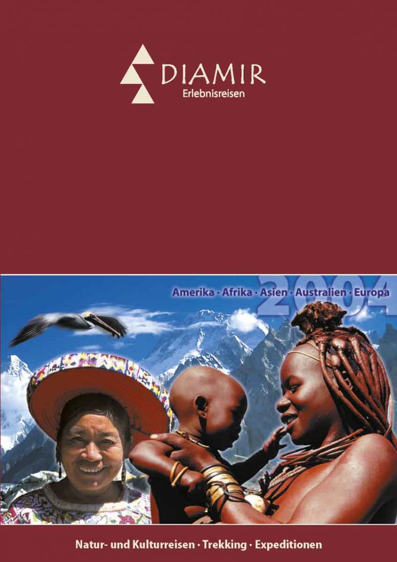 Kataloggestaltung DIAMIR Erlebnisreisen - griot communications